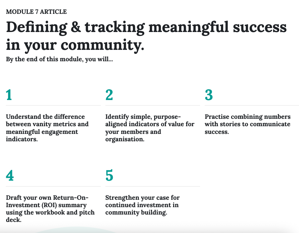 Module 7 Learning Objectives | Resilient Path Consulting & Training